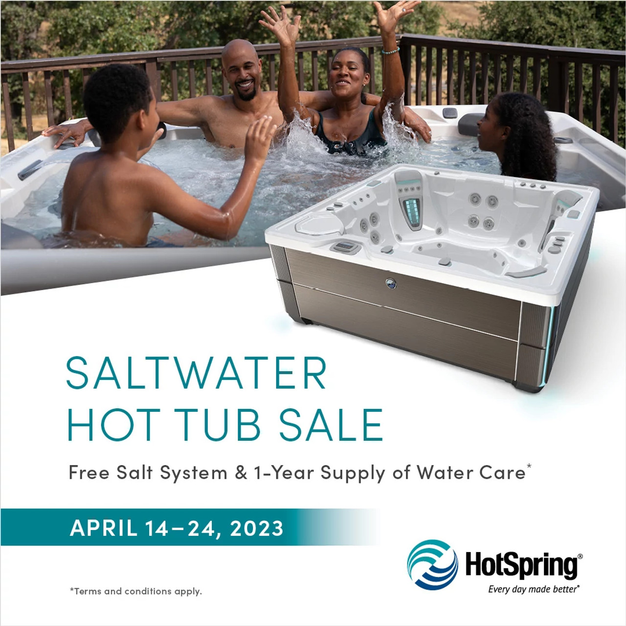 Hot Spring Salt Water Promo Capital Hot Tubs